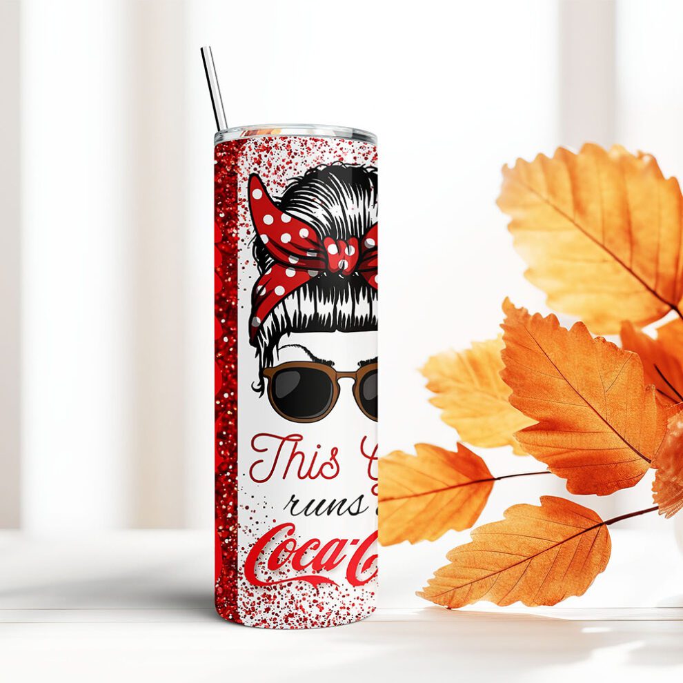 Coca Cola Girl Tumbler wrap