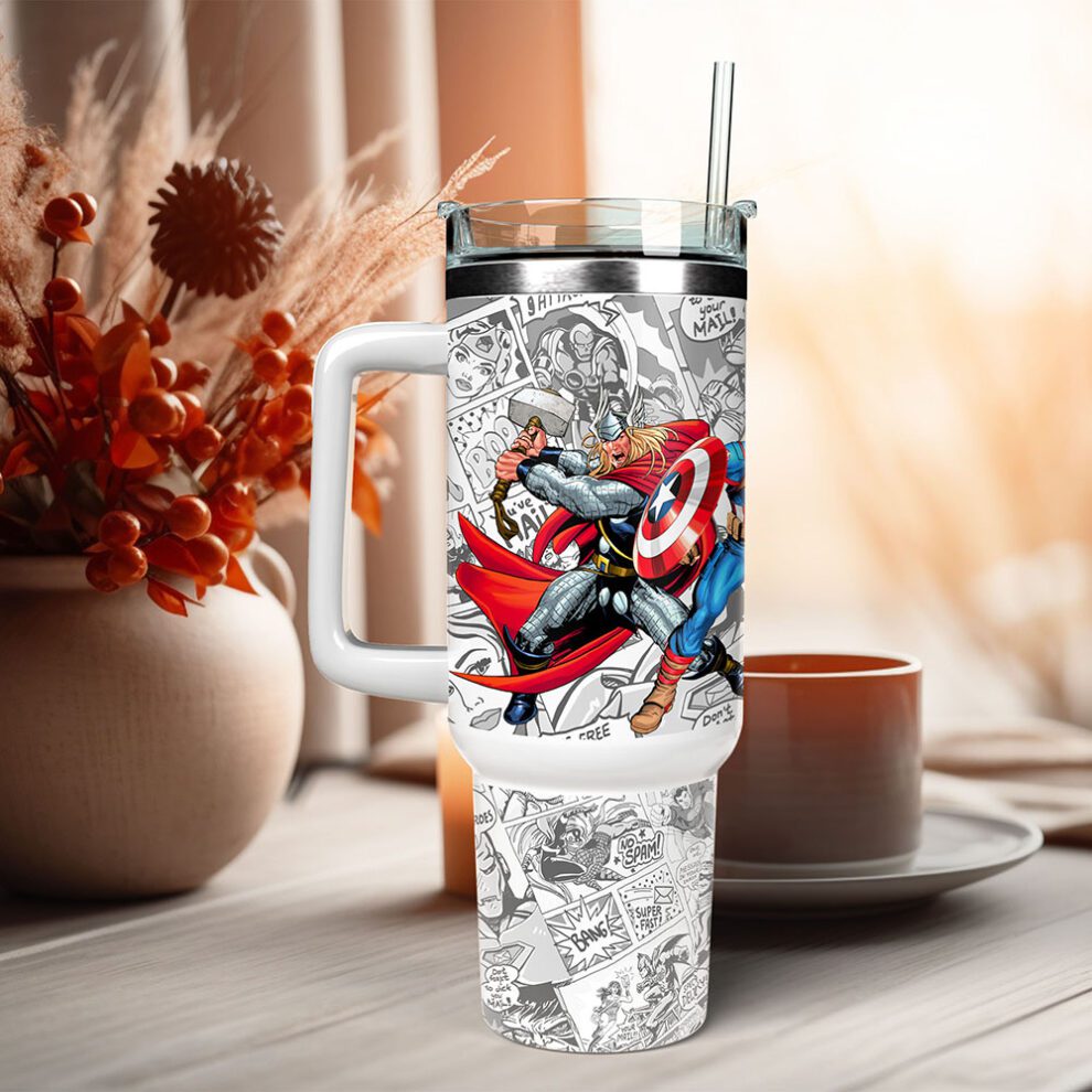Marvel Super Heroes Avengers Tumbler wrap 40 oz Tumbler
